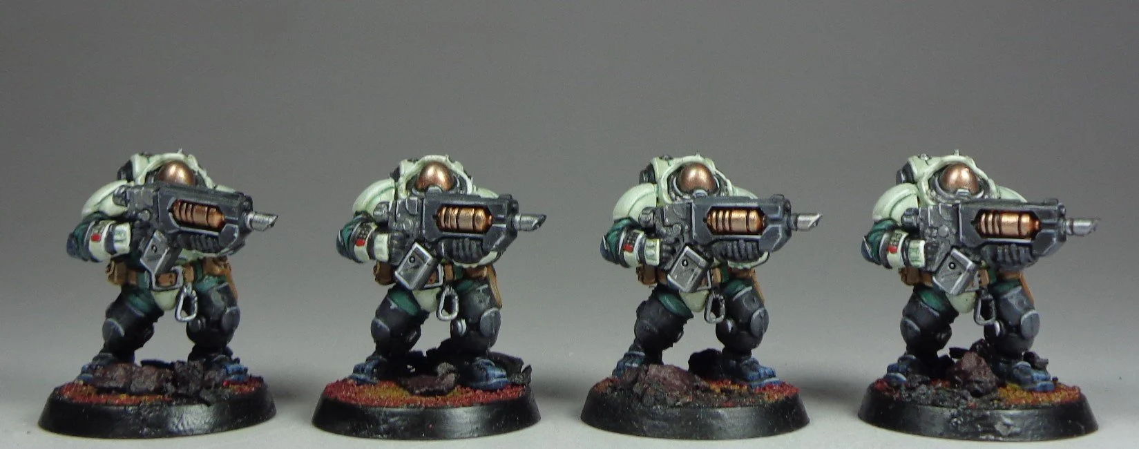 Painting Green Votann, Red Earth — Paintedfigs Miniature Painting Service