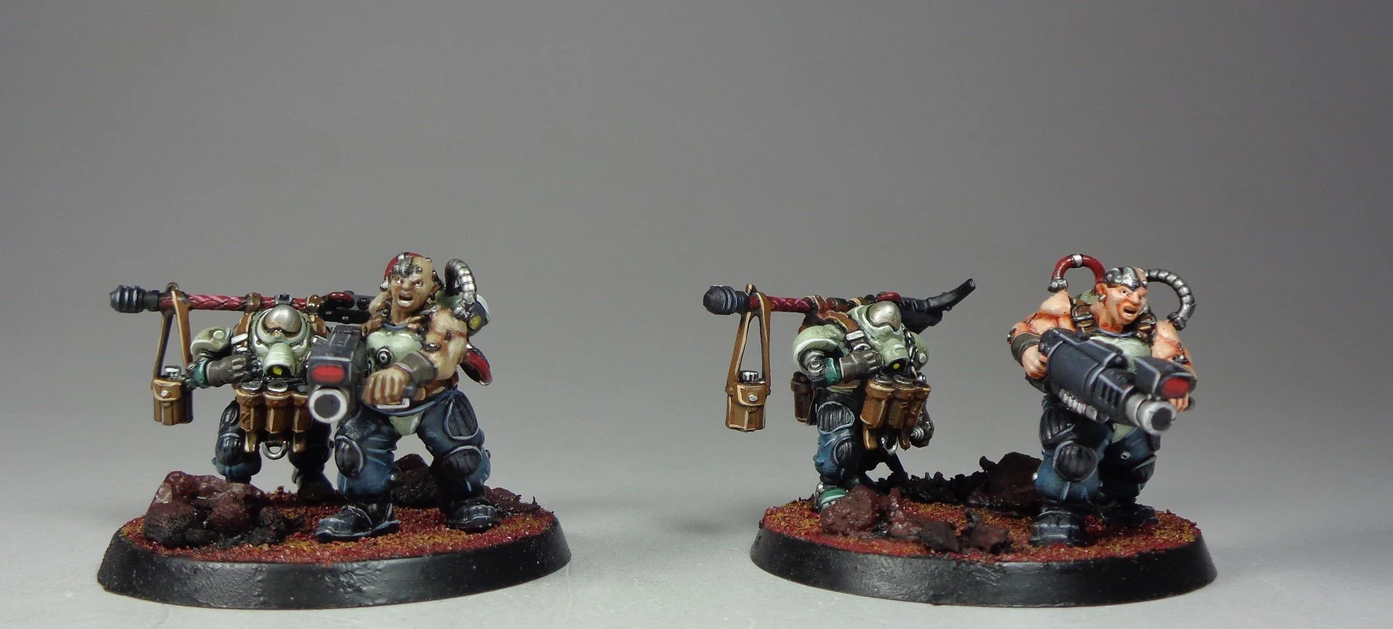 Painting Green Votann, Red Earth — Paintedfigs Miniature Painting Service