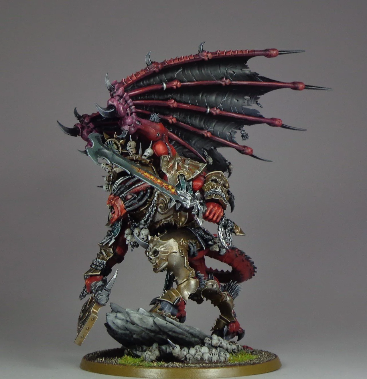 Painting Chaos Bosses at Exhibition Quality — Paintedfigs Miniature ...