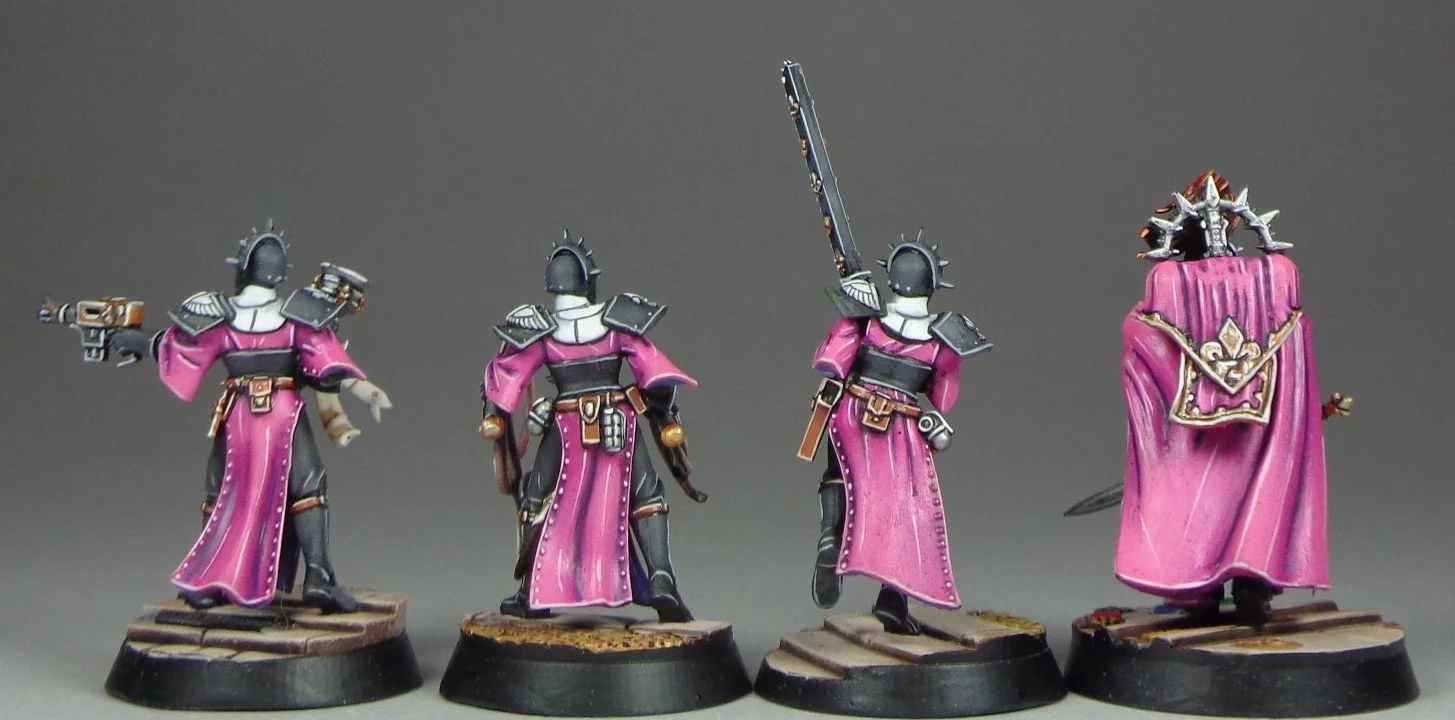 Sisters of Battle: A Novitiate Kill Team — Paintedfigs Miniature ...
