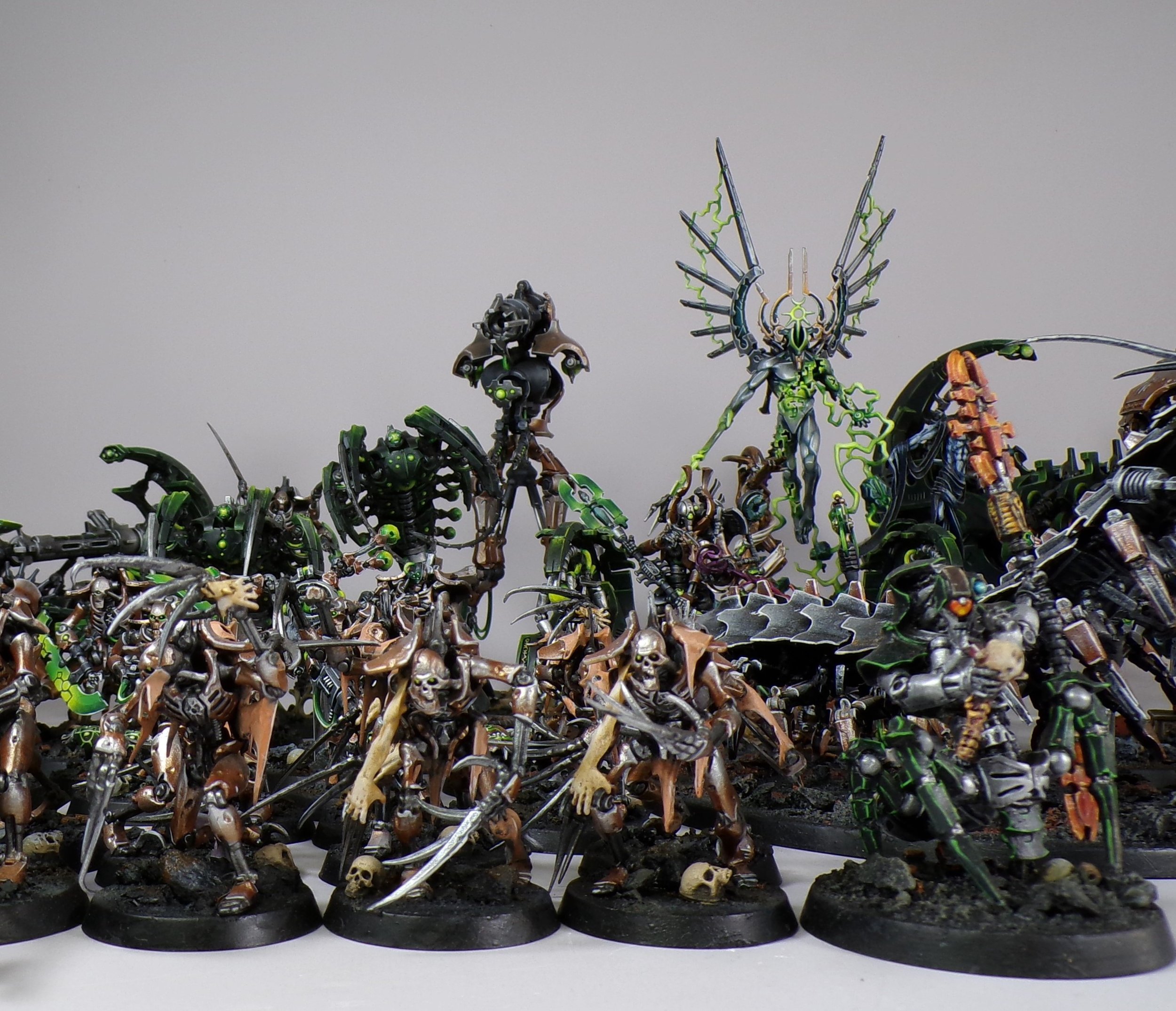 We Painted Too Many Necrons! — Paintedfigs Miniature Painting Service