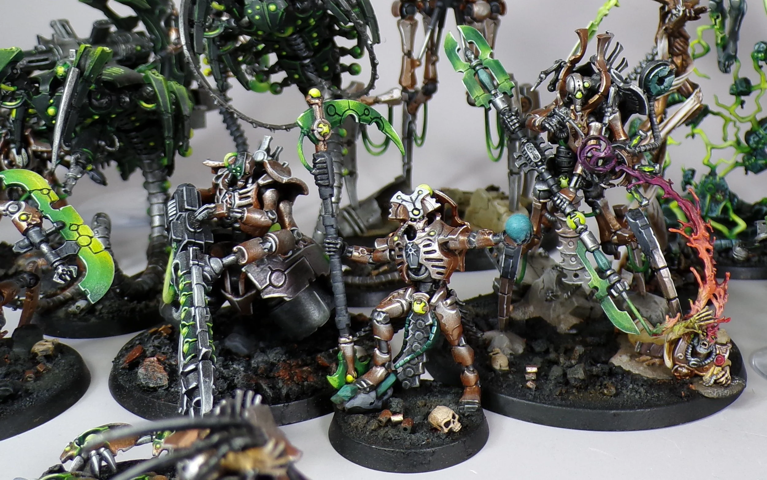 We Painted Too Many Necrons! — Paintedfigs Miniature Painting Service