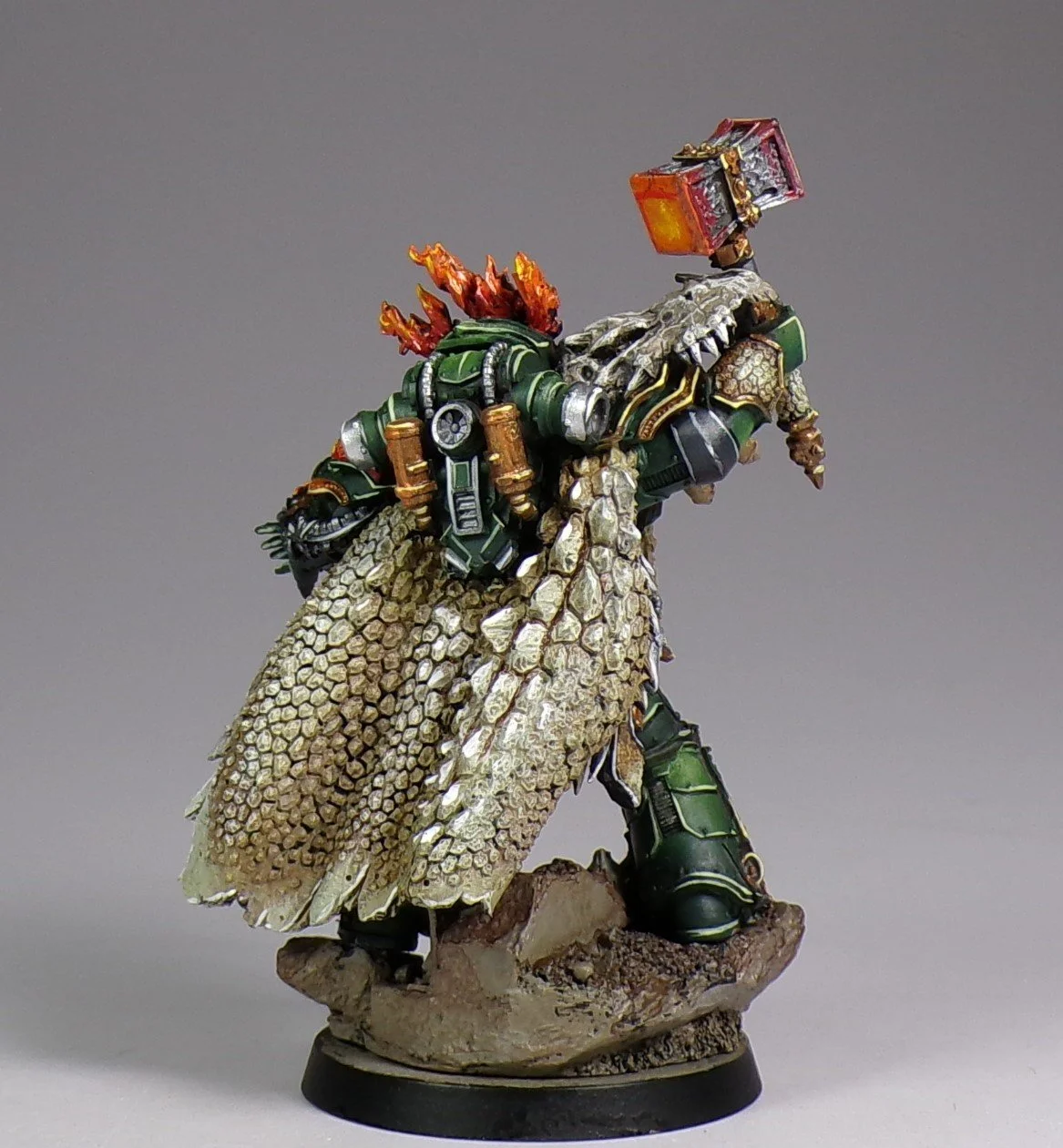 Some Heresy-Era Salamander Space Marines — Paintedfigs Miniature ...