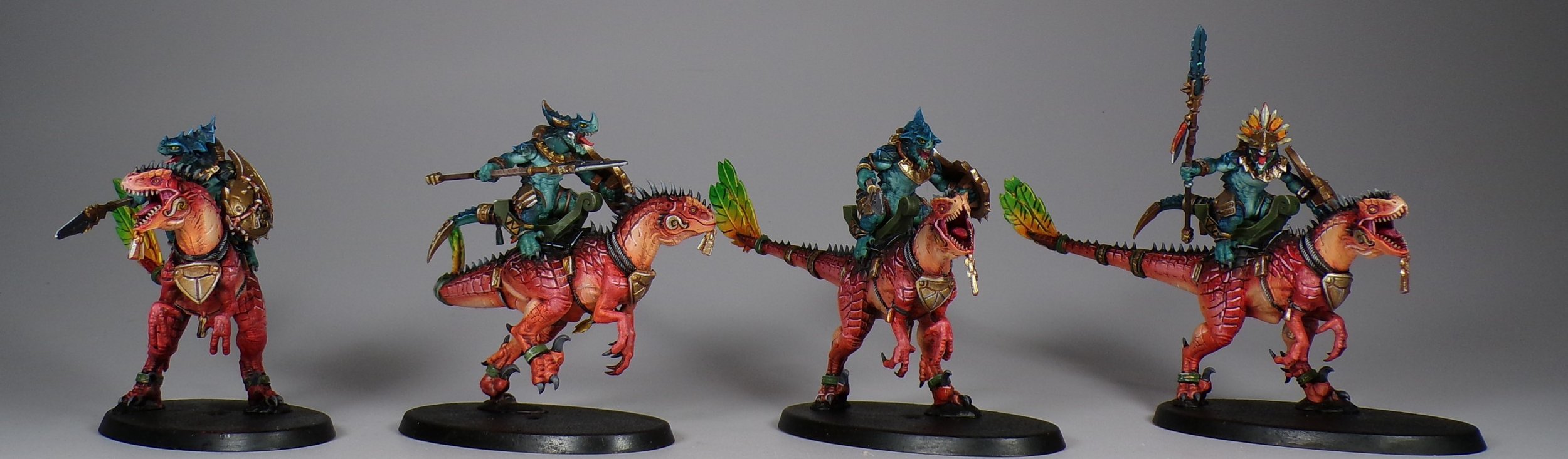 Painting the New(ish) Age of Sigmar Seraphon — Paintedfigs Miniature ...