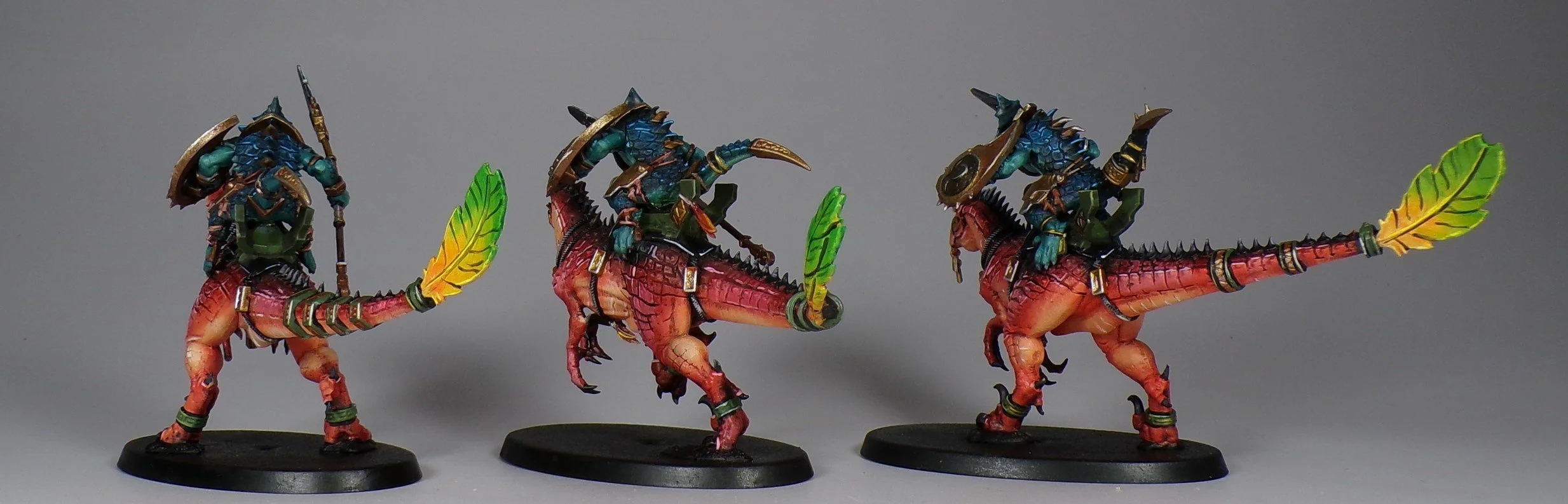 Painting the New(ish) Age of Sigmar Seraphon — Paintedfigs Miniature ...