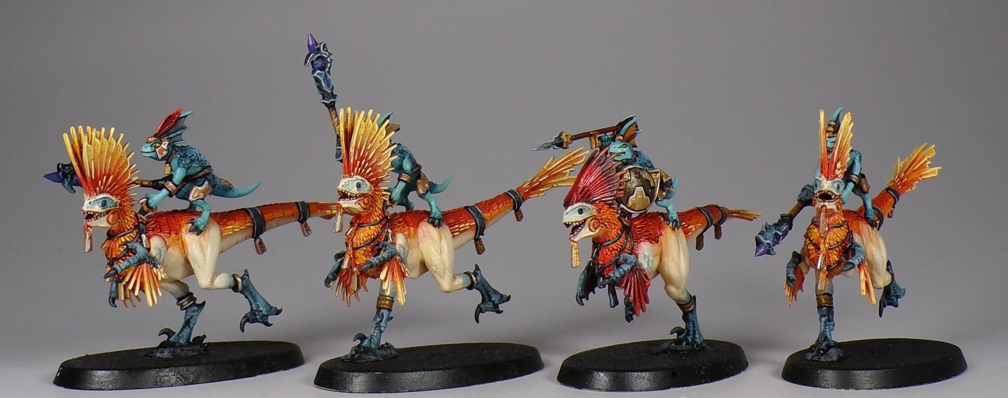 Painting the New(ish) Age of Sigmar Seraphon — Paintedfigs Miniature ...