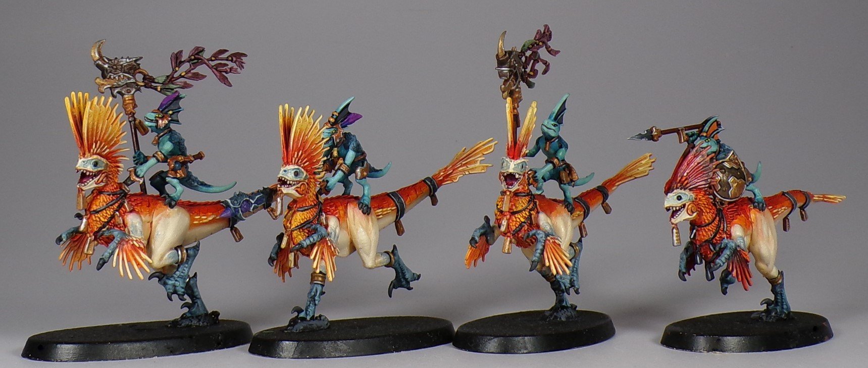 Painting the New(ish) Age of Sigmar Seraphon — Paintedfigs Miniature ...
