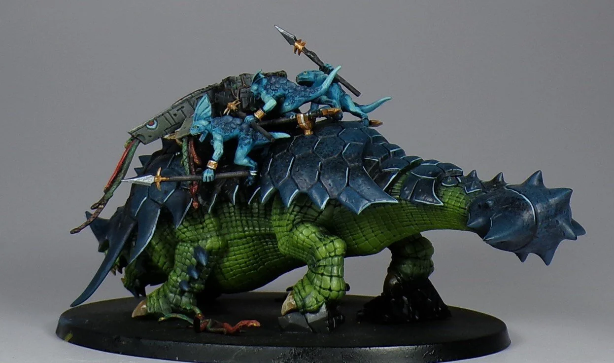 Painting the New(ish) Age of Sigmar Seraphon — Paintedfigs Miniature ...