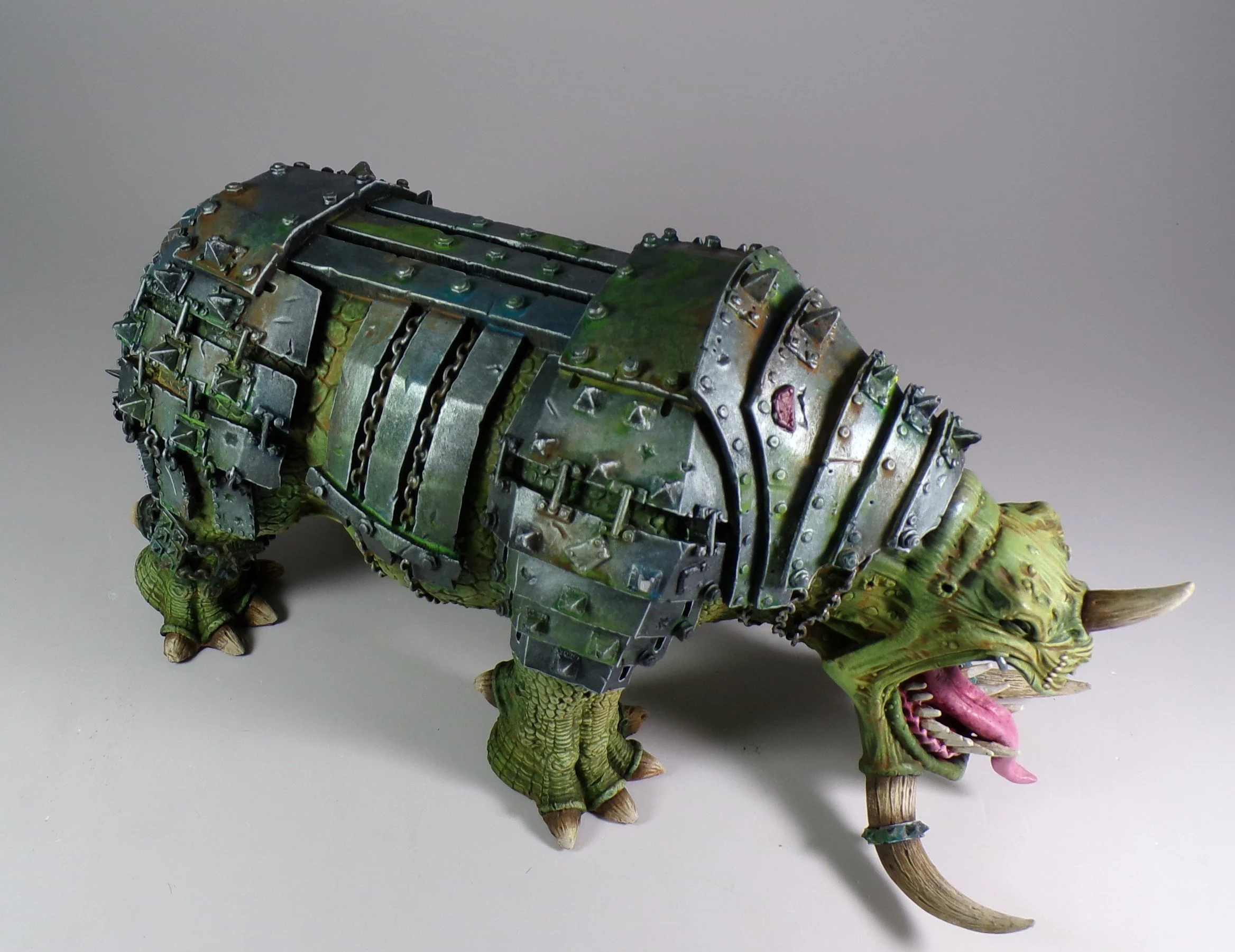 Painting Space Ork Forgeworld Squiggoths! — Paintedfigs Miniature ...