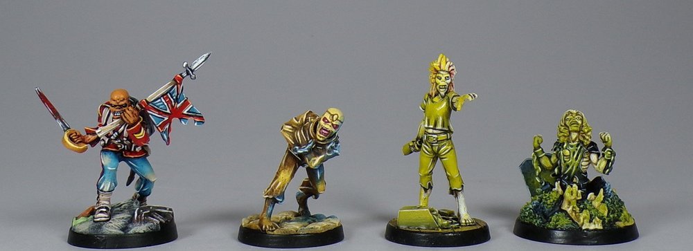 These CMON Iron Maiden Album Art Minis are Metal AF — Paintedfigs ...