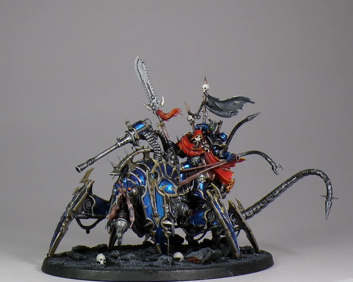 Color Shifting 40k Chaos Night Lords — Paintedfigs Miniature Painting ...