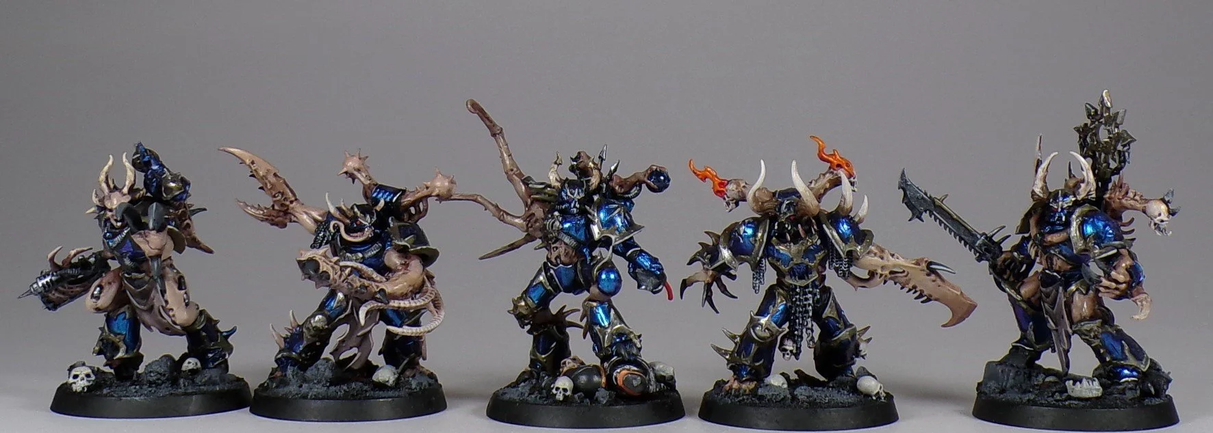 Color Shifting 40k Chaos Night Lords — Paintedfigs Miniature Painting ...