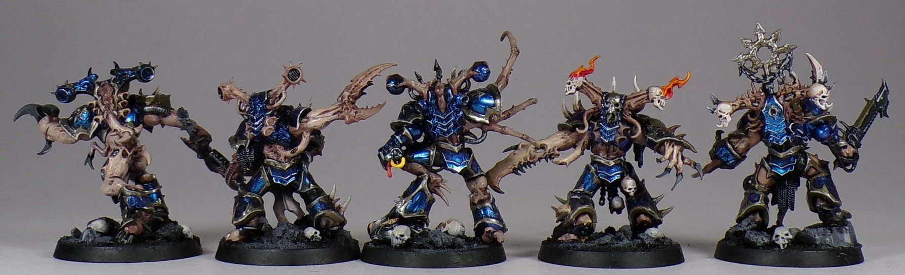 Color Shifting 40k Chaos Night Lords — Paintedfigs Miniature Painting ...