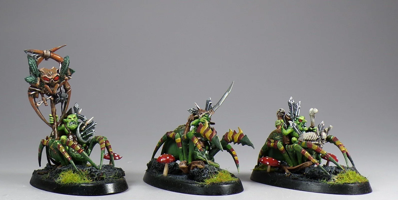 SPIDERS! Painting Forest Goblins and Arachnaroks — Paintedfigs Miniature Painting Service