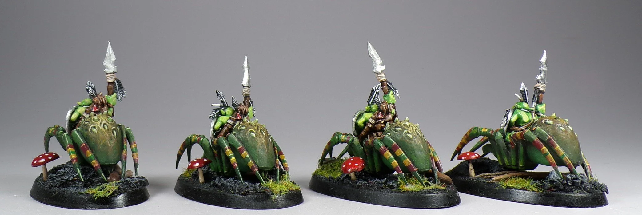 SPIDERS! Painting Forest Goblins and Arachnaroks — Paintedfigs ...