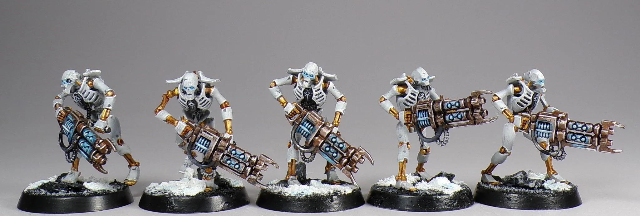 Some Midwinter Minis-Inspired Winter Necrons — Paintedfigs Miniature ...