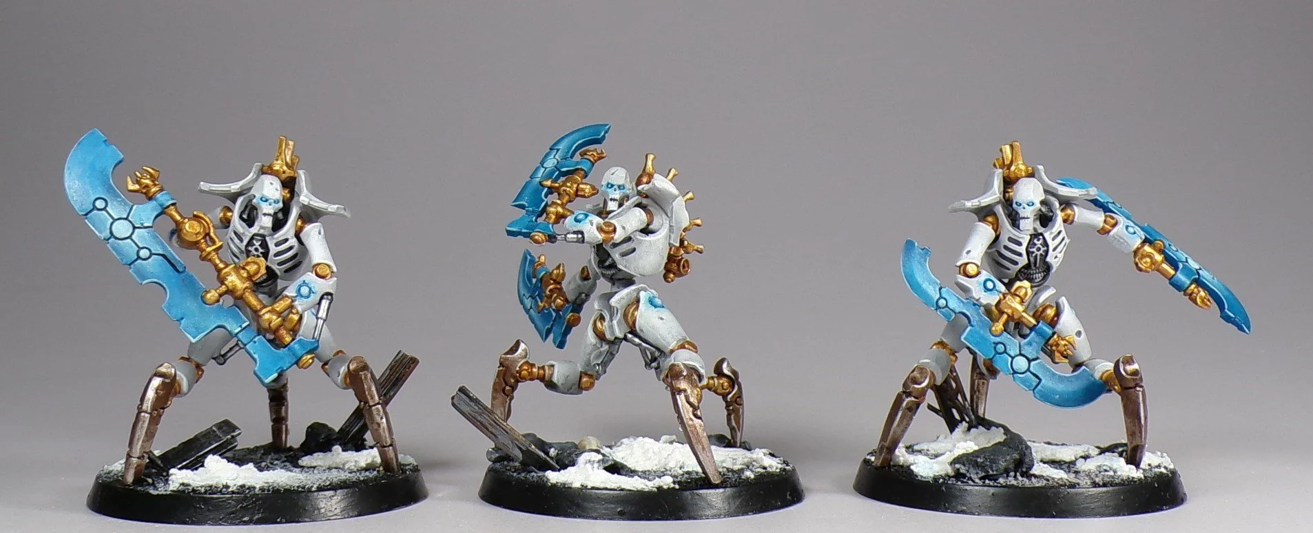 Some Midwinter Minis-Inspired Winter Necrons — Paintedfigs Miniature ...