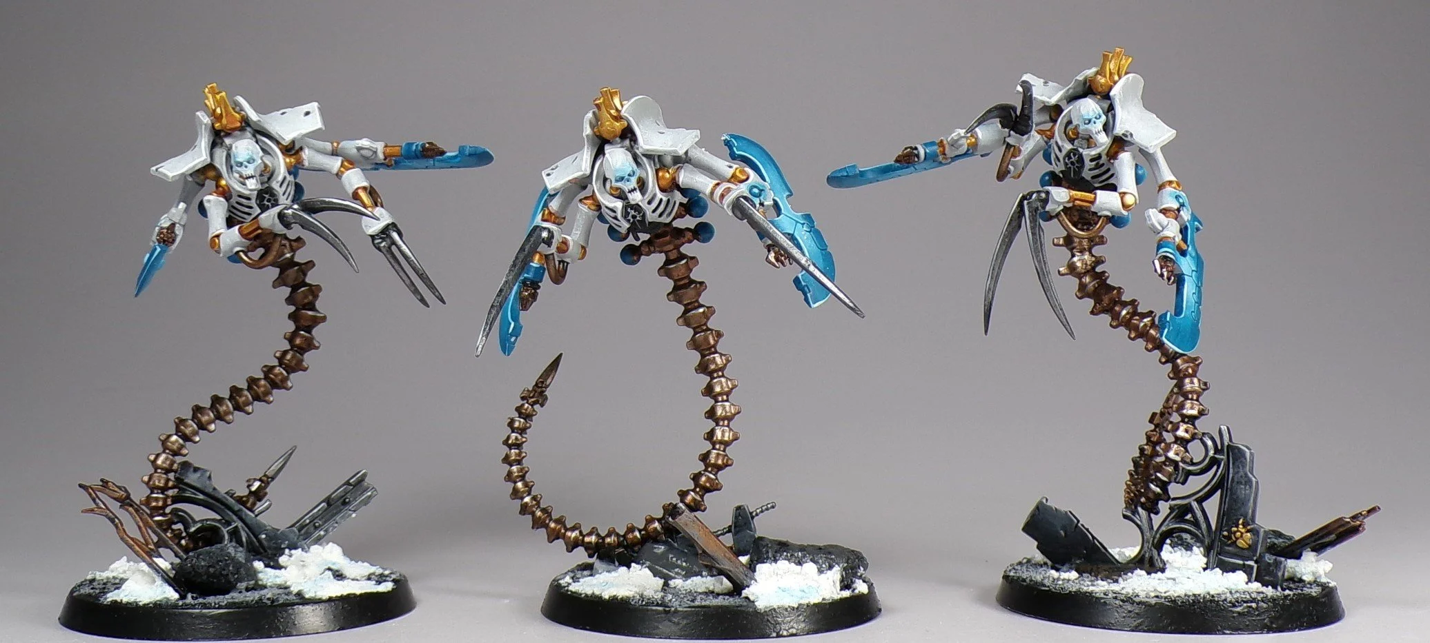 Some Midwinter Minis-Inspired Winter Necrons — Paintedfigs Miniature ...