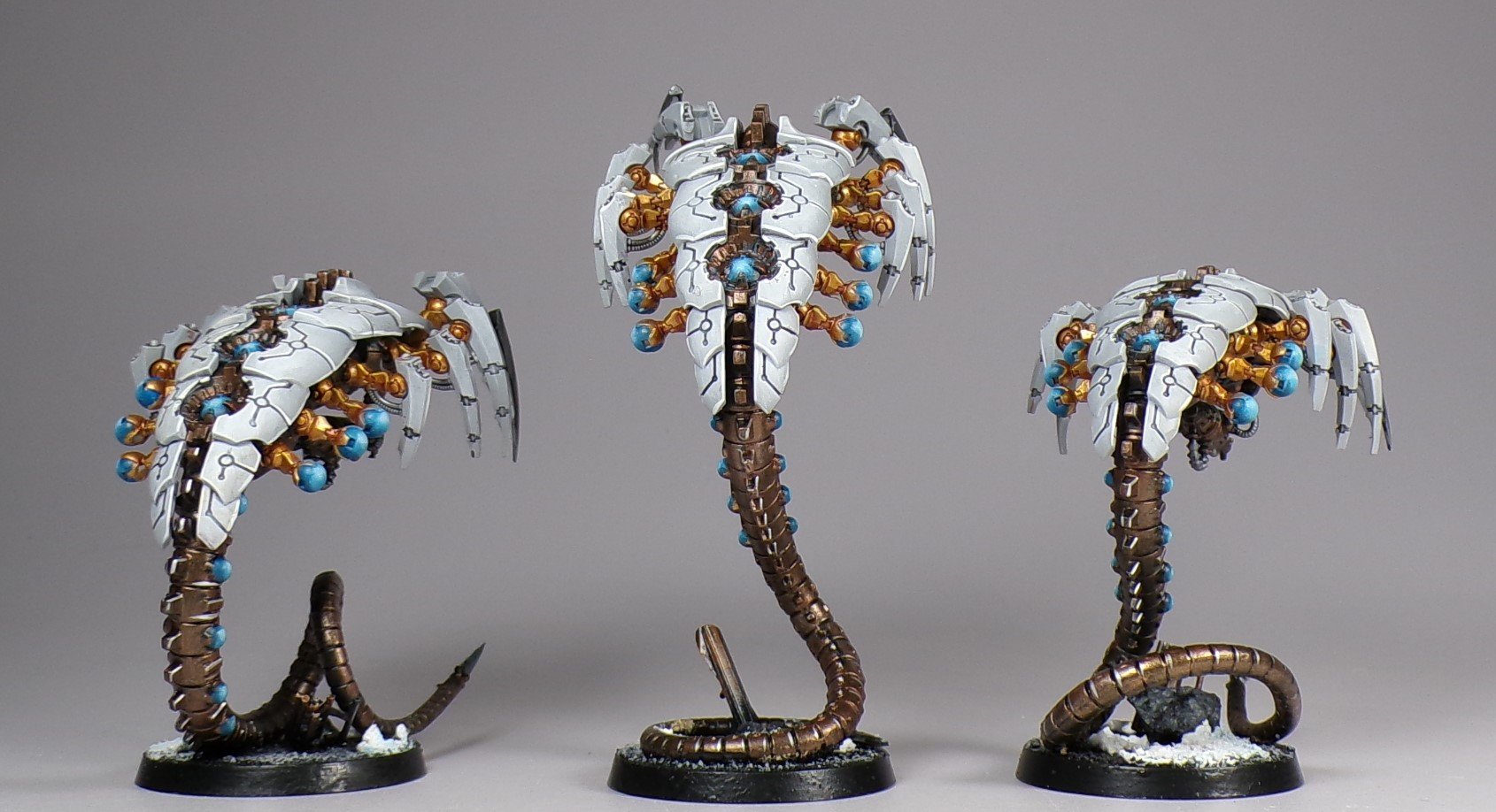 Some Midwinter Minis-Inspired Winter Necrons — Paintedfigs Miniature ...