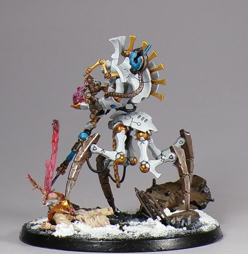Some Midwinter Minis-Inspired Winter Necrons — Paintedfigs Miniature ...
