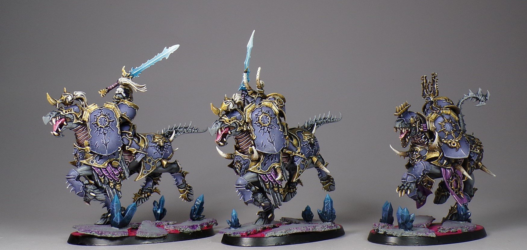 Age of Sigmar: Painting Archaon Everchosen and his Varanguard ...