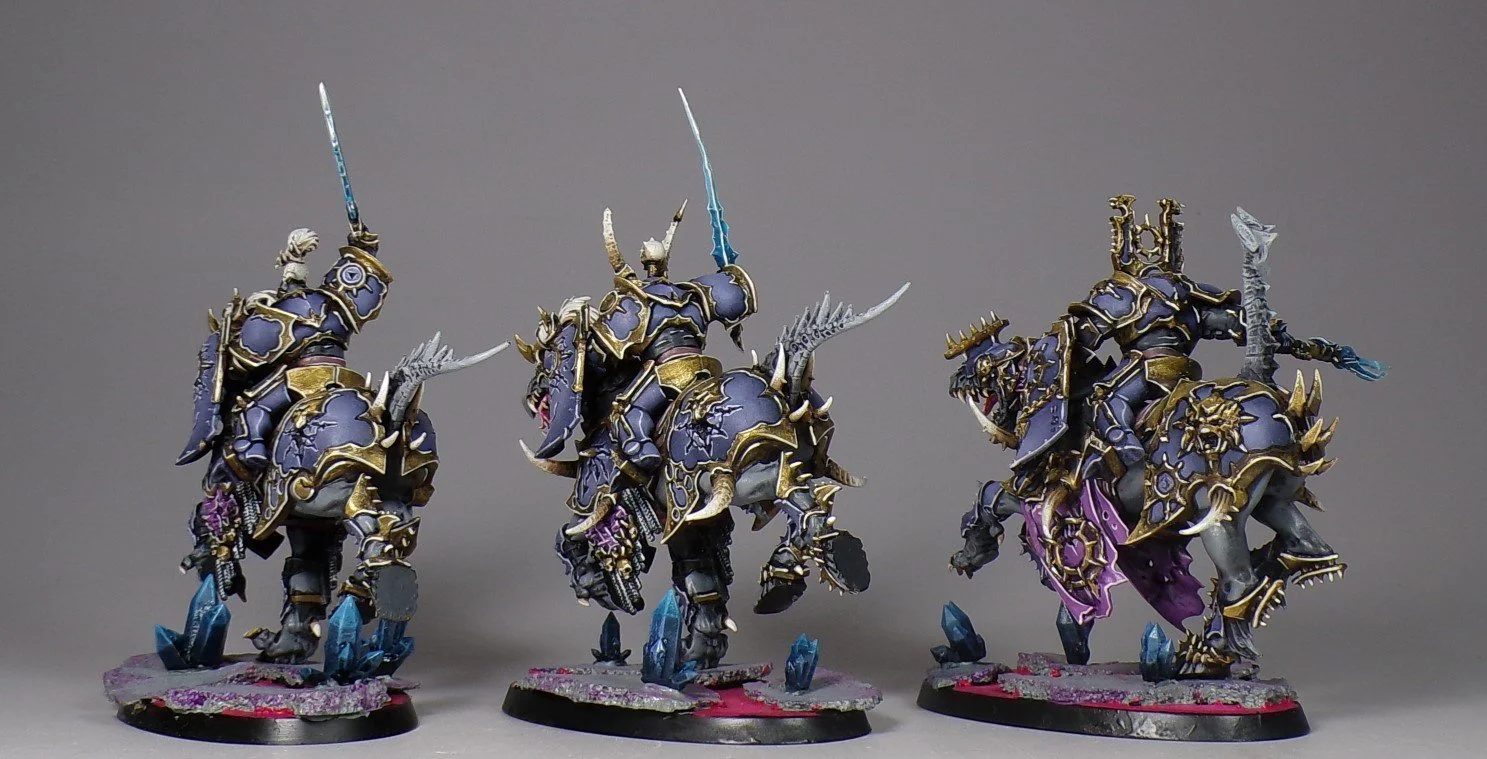Age of Sigmar: Painting Archaon Everchosen and his Varanguard ...