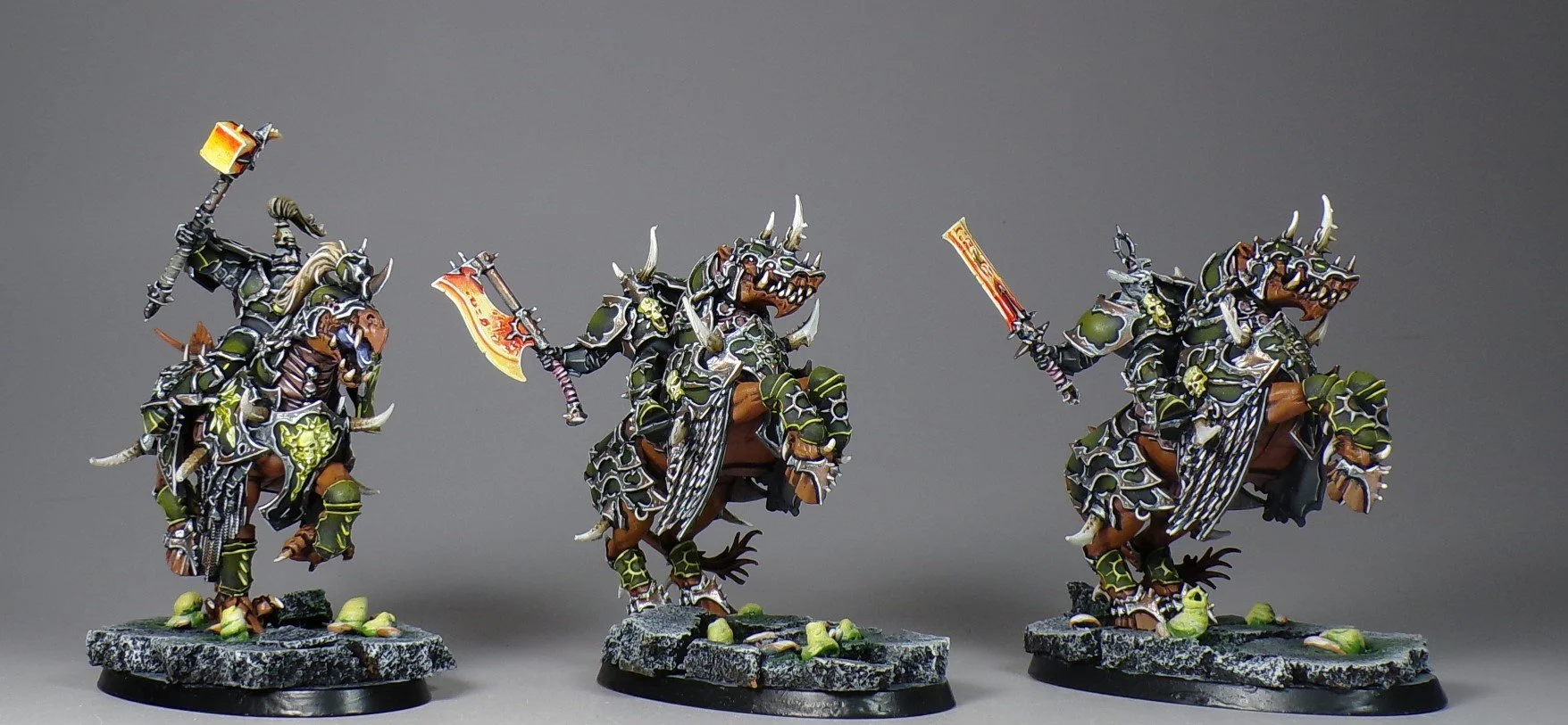Age of Sigmar: Painting Archaon Everchosen and his Varanguard ...