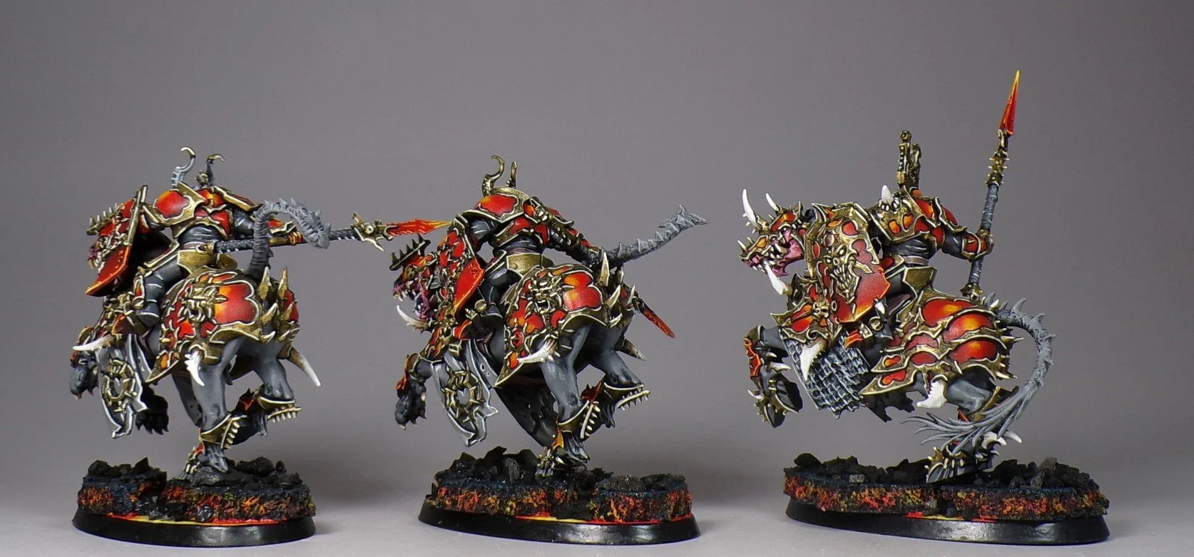Age of Sigmar: Painting Archaon Everchosen and his Varanguard ...