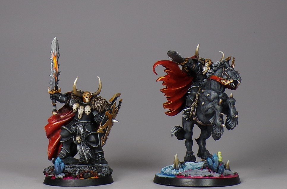 Age of Sigmar: Painting Archaon Everchosen and his Varanguard ...