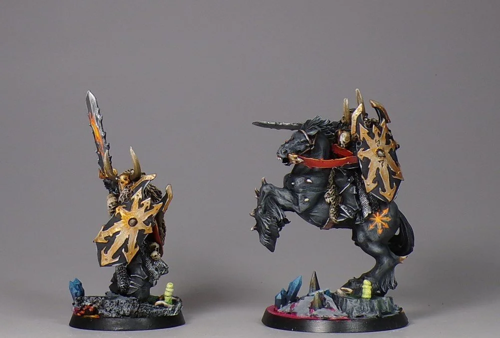 Age of Sigmar: Painting Archaon Everchosen and his Varanguard ...