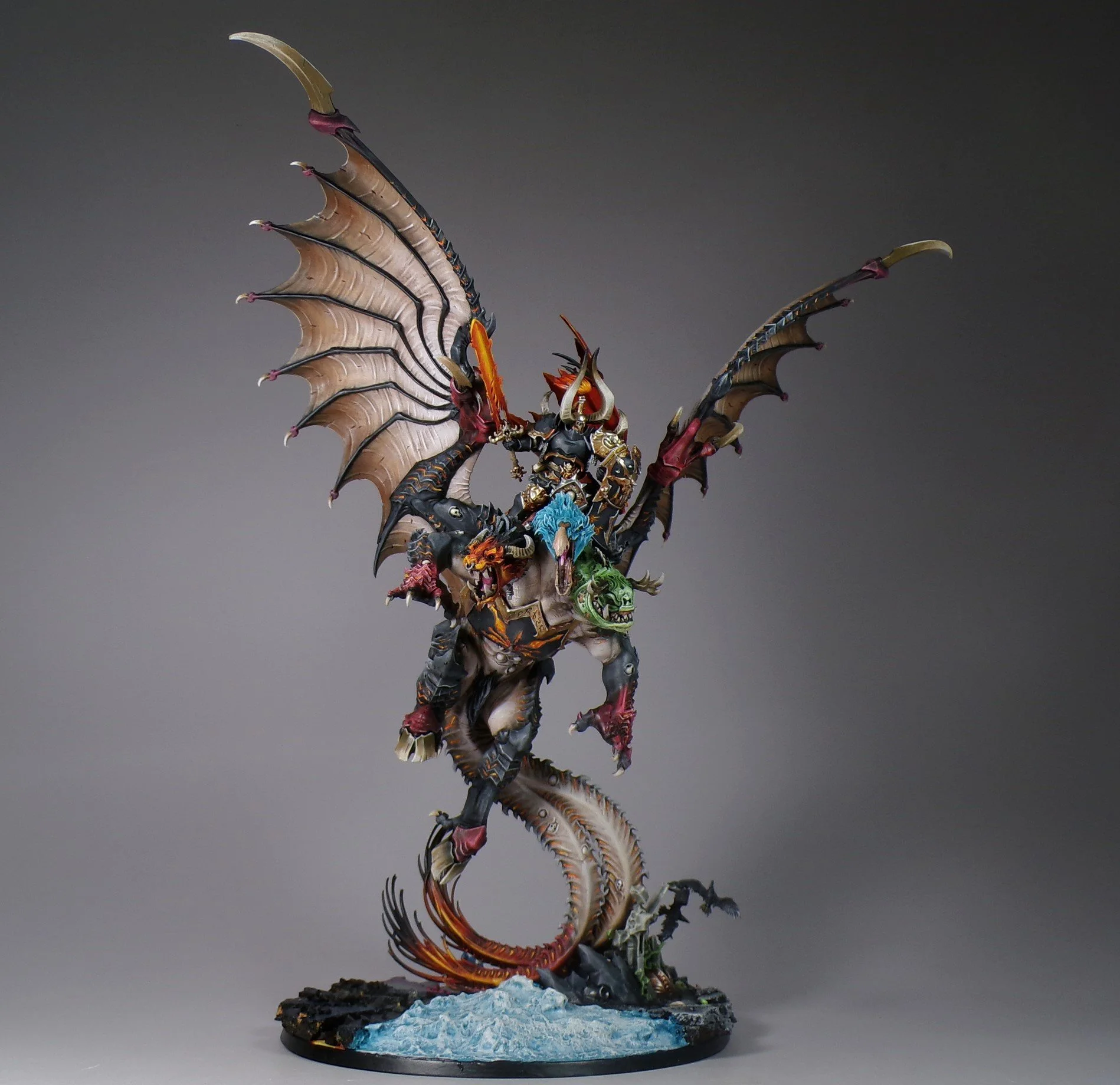 Age of Sigmar: Painting Archaon Everchosen and his Varanguard ...