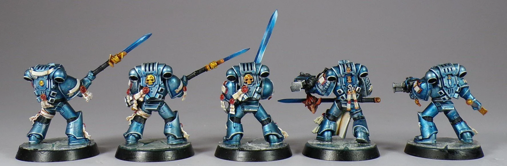 Grey Knights: NMM-Painted Swords and Broken Glass Bases — Paintedfigs ...