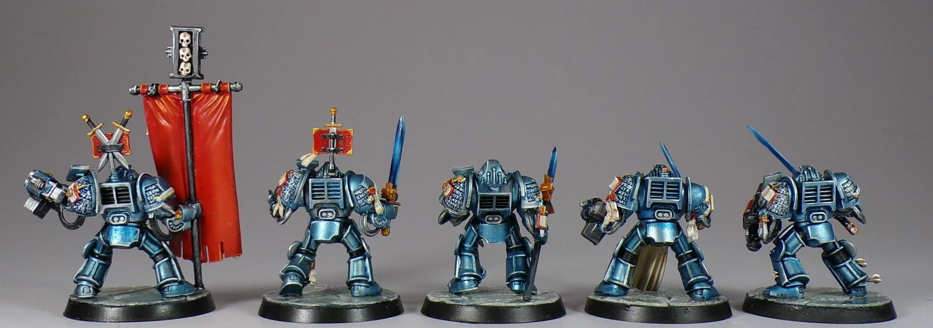 Grey Knights: NMM-Painted Swords and Broken Glass Bases — Paintedfigs ...