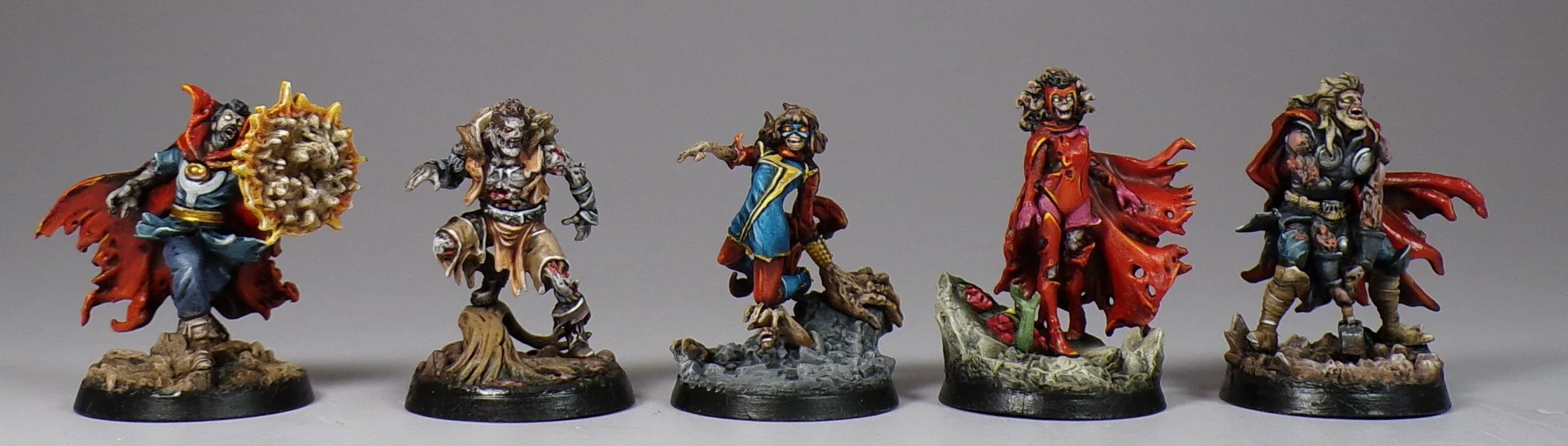 We Painted up Some Marvel Zombies — Paintedfigs Miniature Painting Service