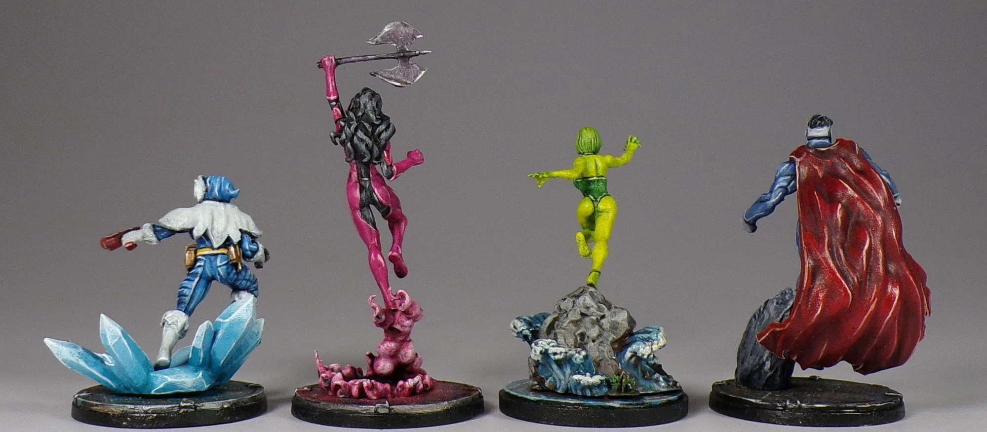 Some Studio C27 Superheroes we Painted — Paintedfigs Miniature Painting Service