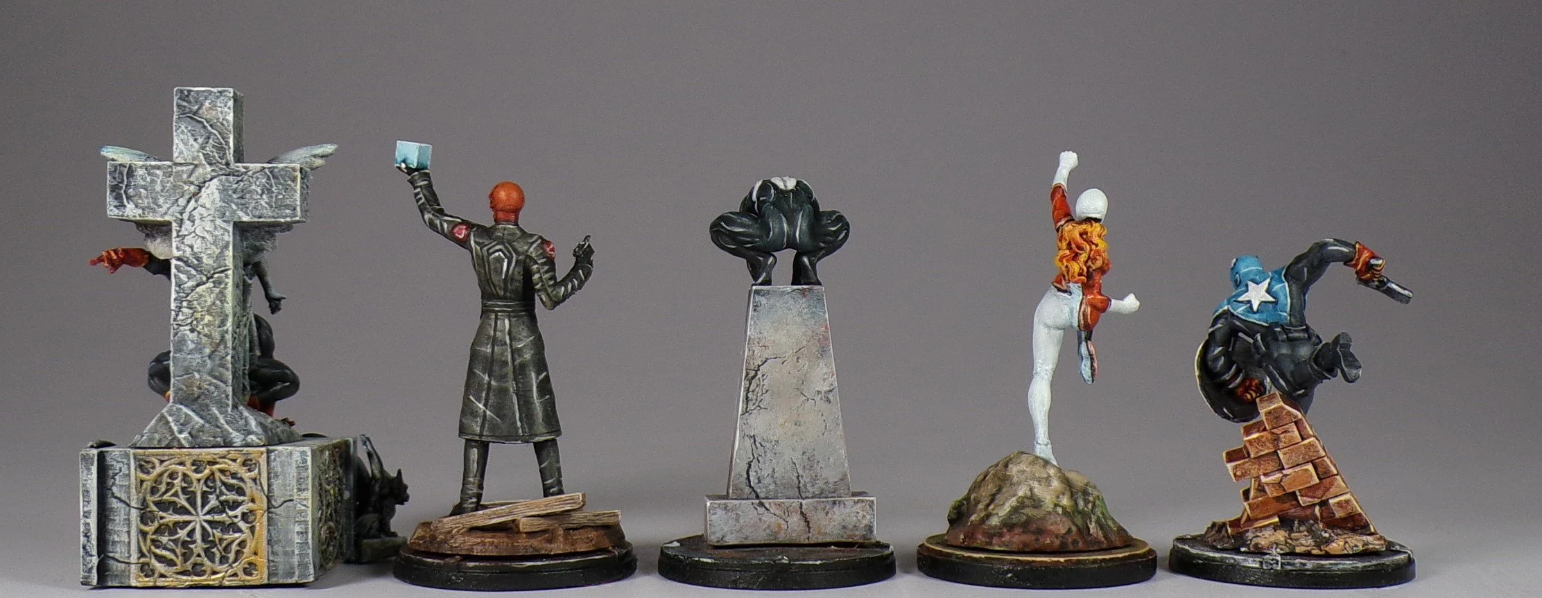 Some Studio C27 Superheroes we Painted — Paintedfigs Miniature Painting Service