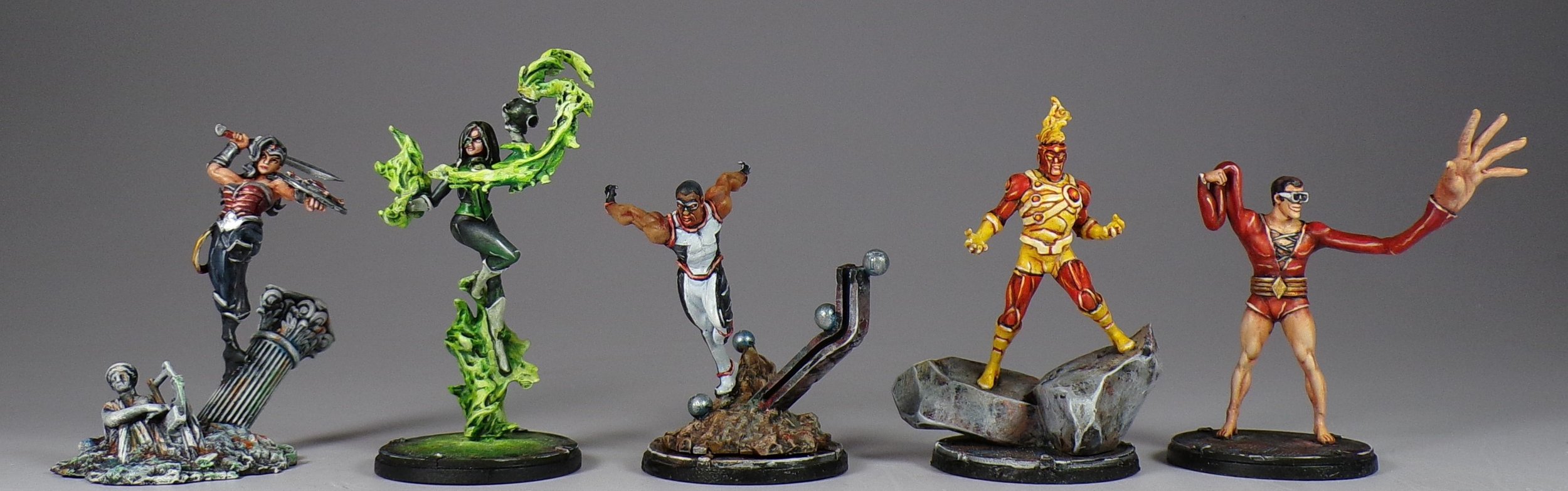 Some Studio C27 Superheroes we Painted — Paintedfigs Miniature Painting Service