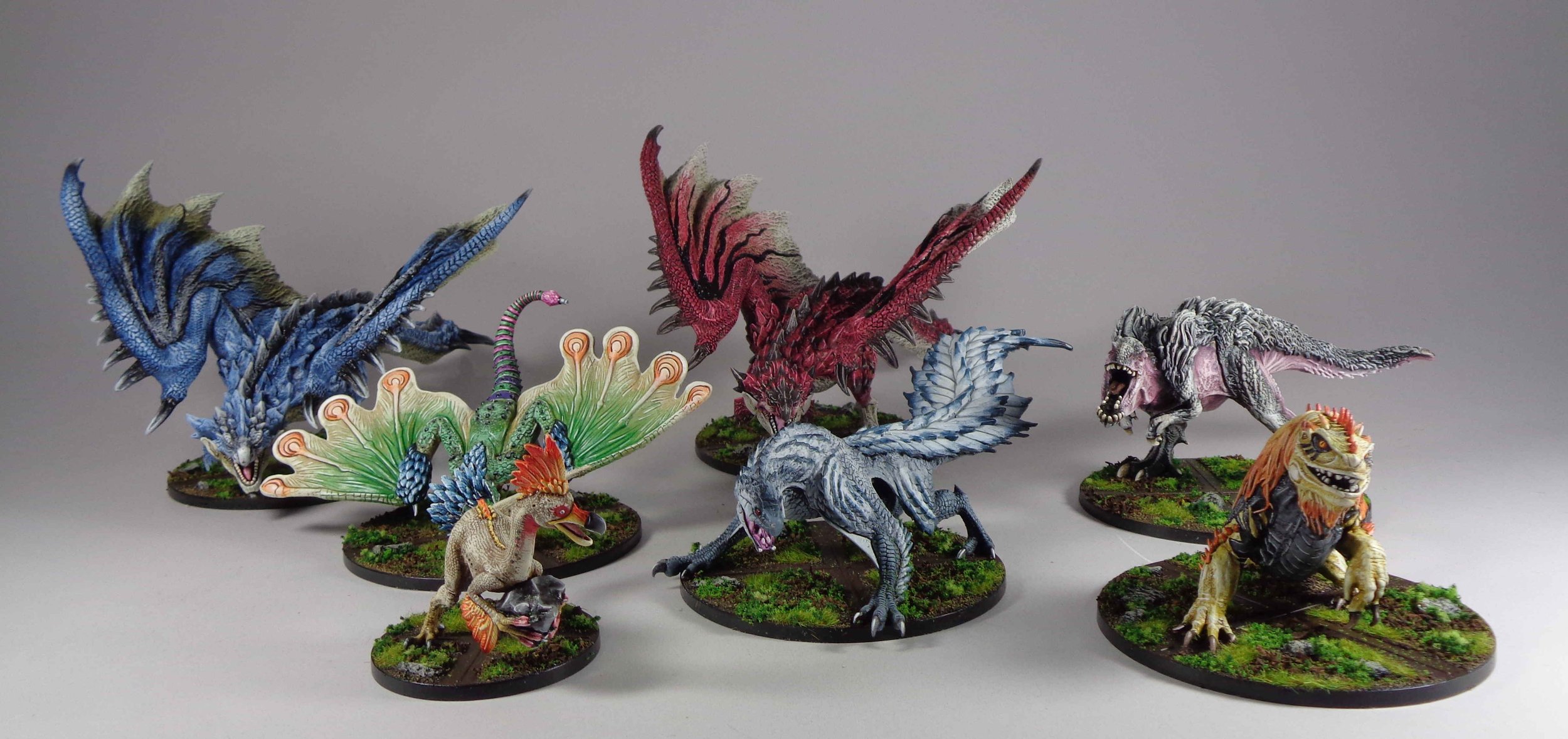 Monster Hunter World Miniature Painting Service — Paintedfigs Miniature ...
