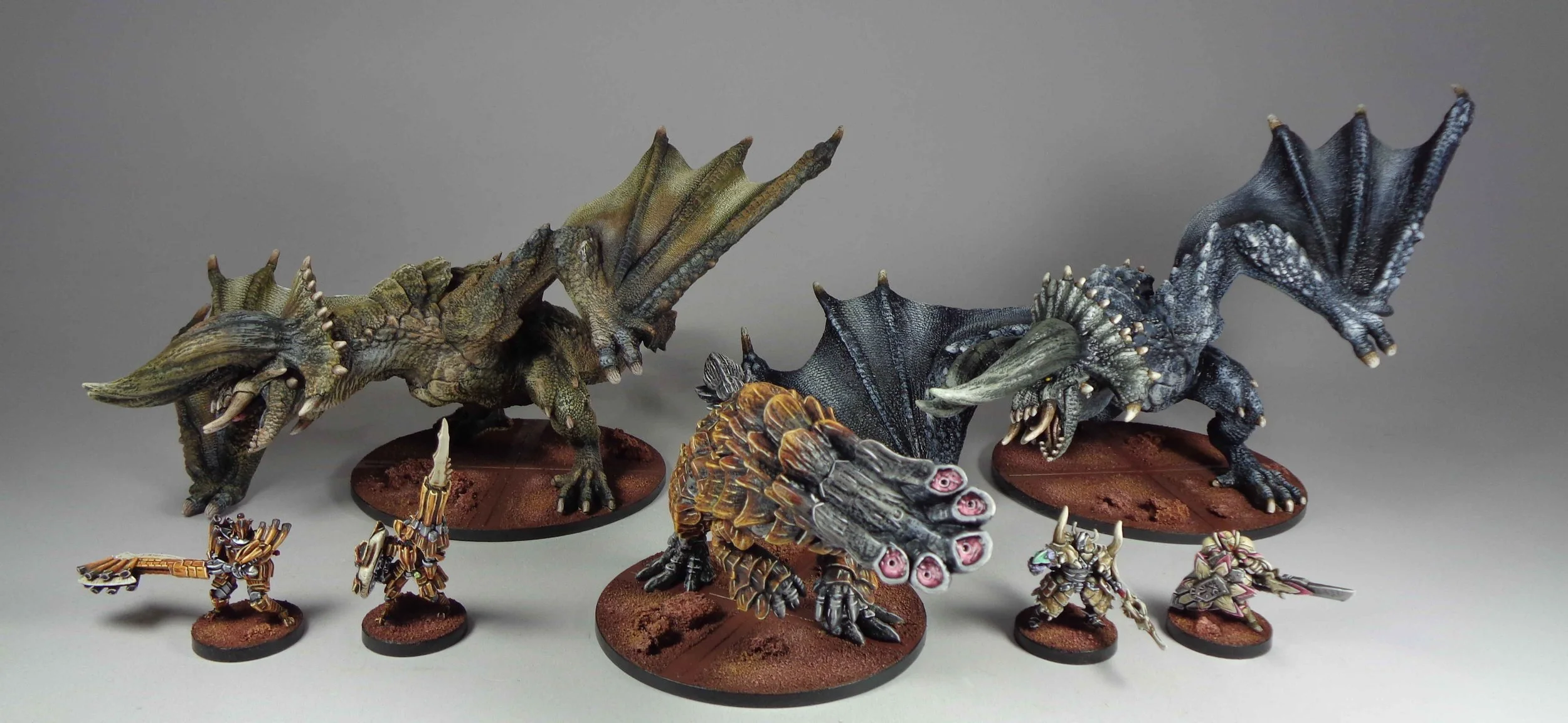 Monster Hunter World Miniature Painting Service — Paintedfigs Miniature ...