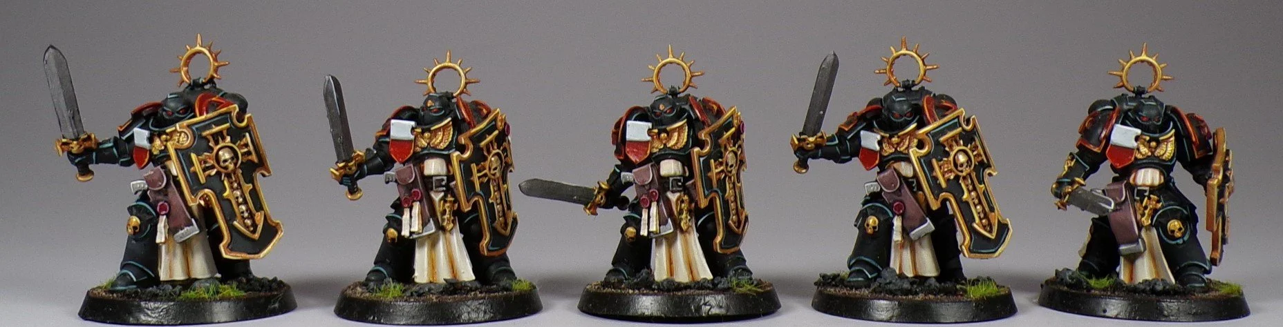 More Black Templars — Paintedfigs Miniature Painting Service