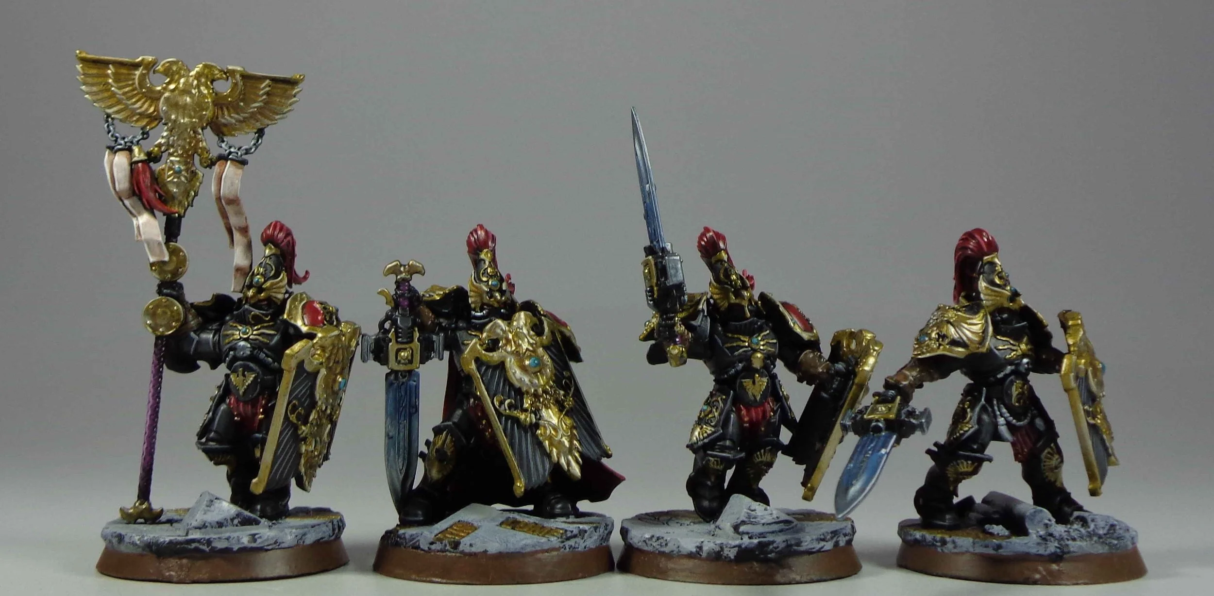 Adeptus Custodes / Sisters of Silence — Paintedfigs Miniature Painting ...