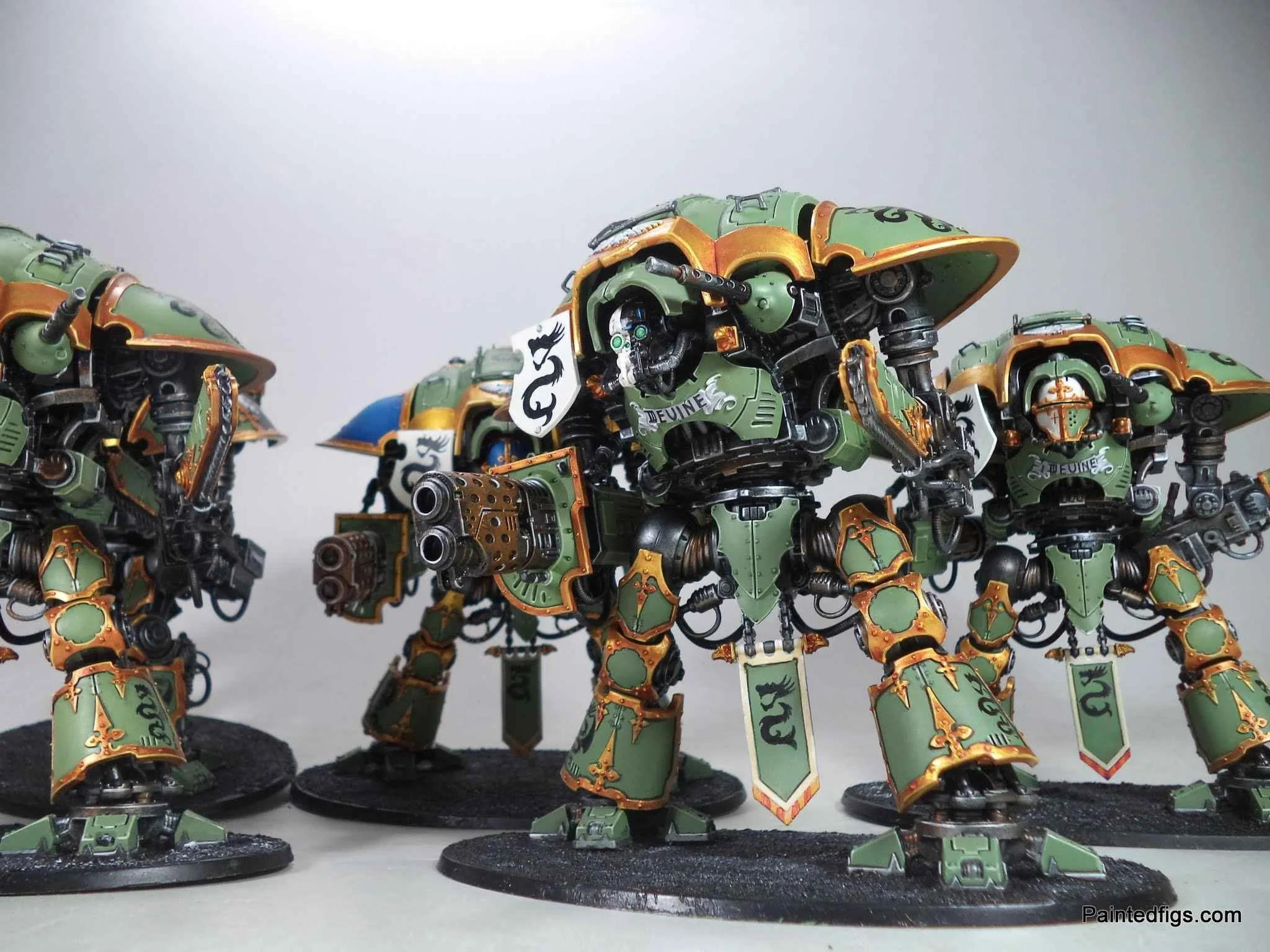 Imperial Knights — Paintedfigs Miniature Painting Service