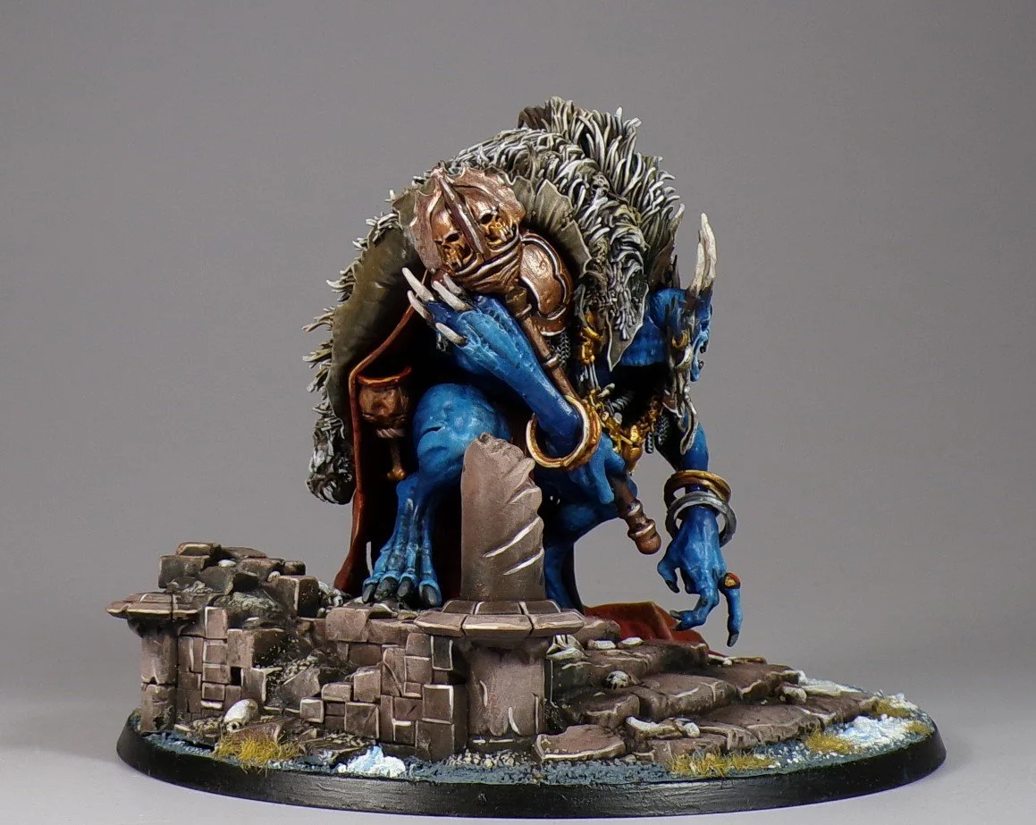 Age of Sigmar: Painting Blue Flesh-Eater Courts — Paintedfigs Miniature ...