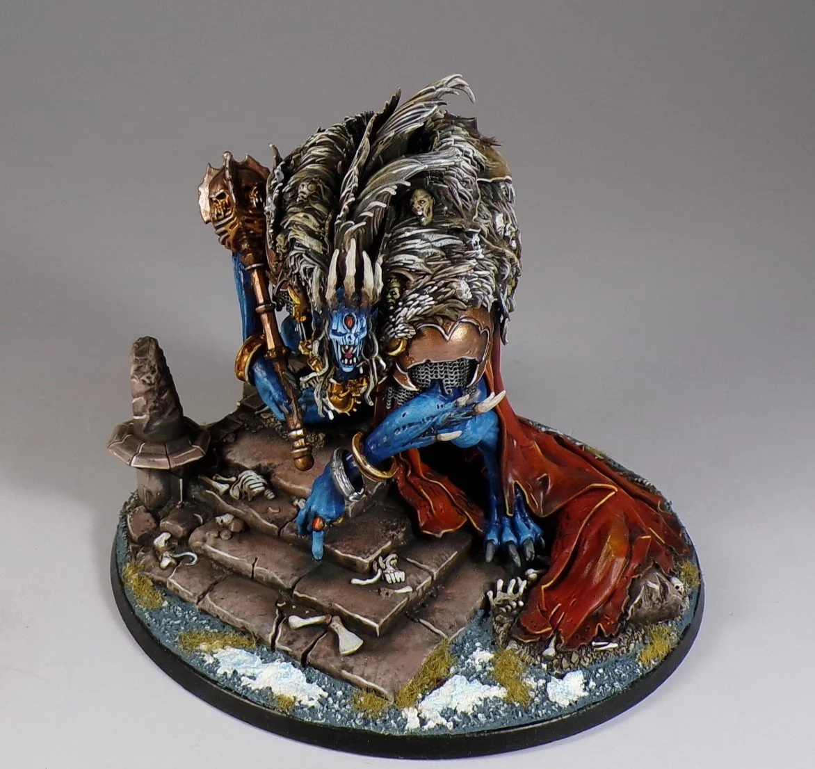 Age of Sigmar: Painting Blue Flesh-Eater Courts — Paintedfigs Miniature ...