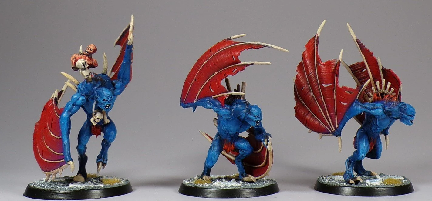 Age of Sigmar: Painting Blue Flesh-Eater Courts — Paintedfigs Miniature ...