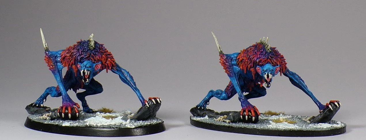 Age of Sigmar: Painting Blue Flesh-Eater Courts — Paintedfigs Miniature ...
