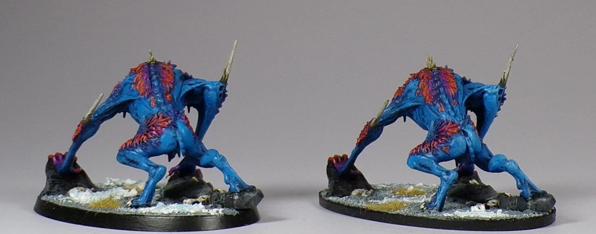 Age of Sigmar: Painting Blue Flesh-Eater Courts — Paintedfigs Miniature ...