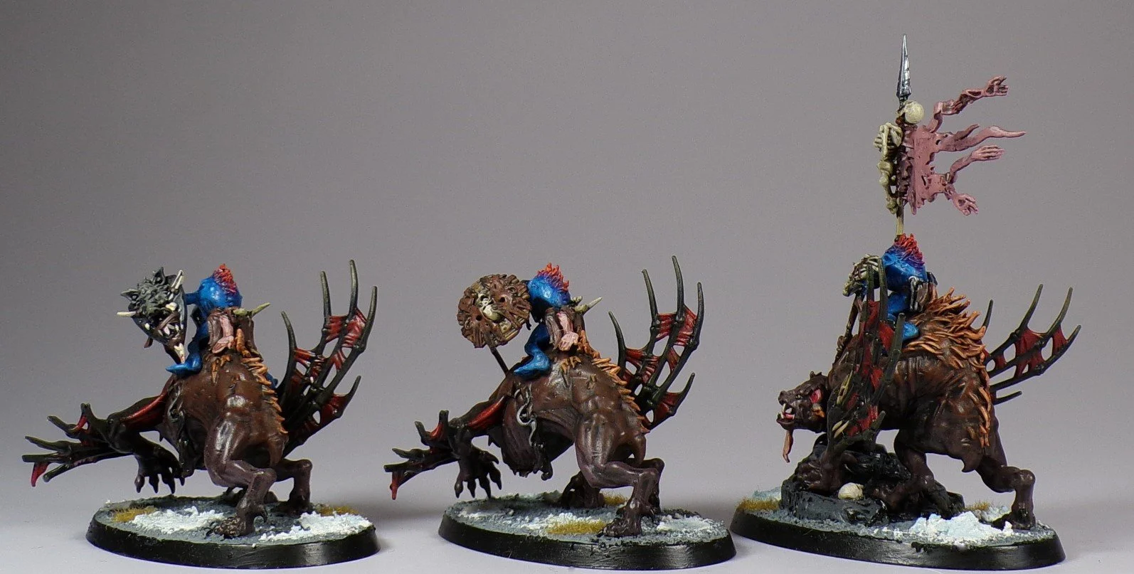 Age of Sigmar: Painting Blue Flesh-Eater Courts — Paintedfigs Miniature ...