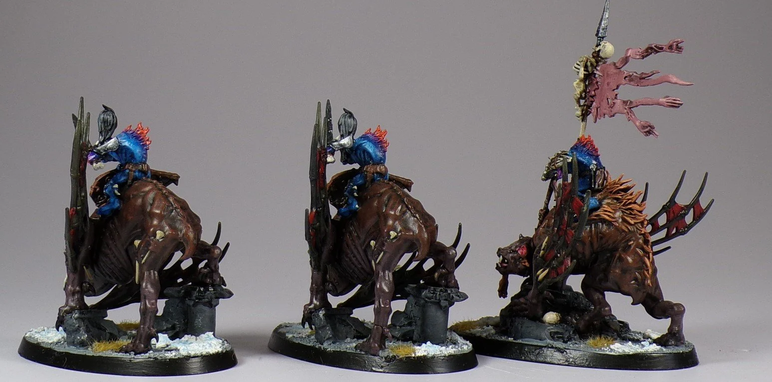Age of Sigmar: Painting Blue Flesh-Eater Courts — Paintedfigs Miniature ...