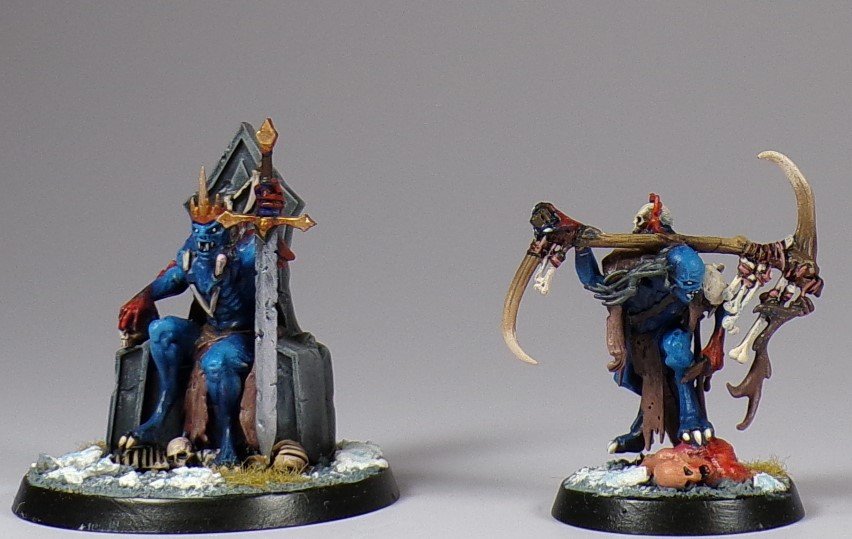 Age of Sigmar: Painting Blue Flesh-Eater Courts — Paintedfigs Miniature ...